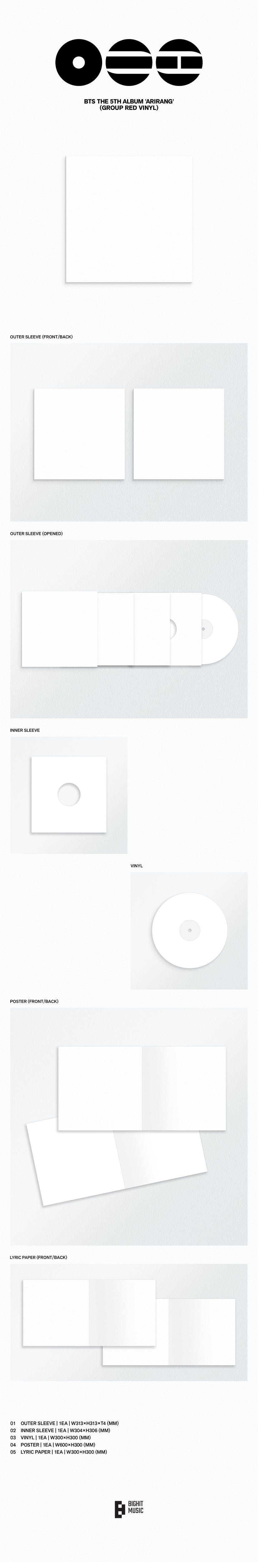 LP vinile rosso nuovo album dei BTS | Universal Music Shop Italia ...