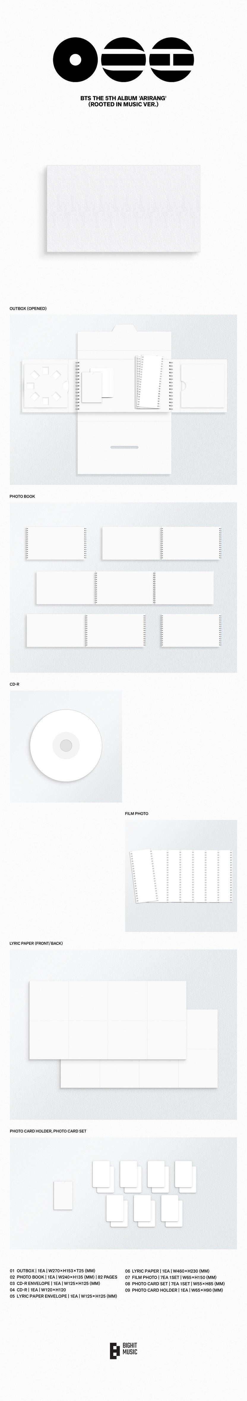 CD Box Arirang Nuovo album dei BTS | Universal Music Italia Shop